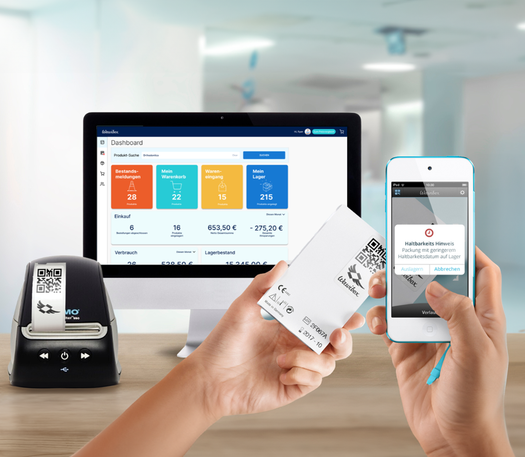 Moderne Materialverwaltung für Ihre Praxis | Wawibox Pro